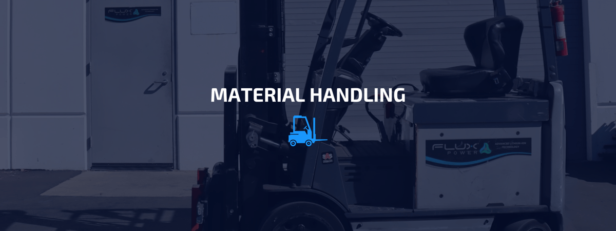 Lithium-Ion Batteries - Forklifts, GSE, Material Handling | Flux Power